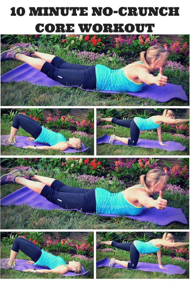 10 minute no-crunch core workout • Salads for Lunch