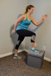 This Full Body Workout Requires Only an Ottoman » Salads for Lunch