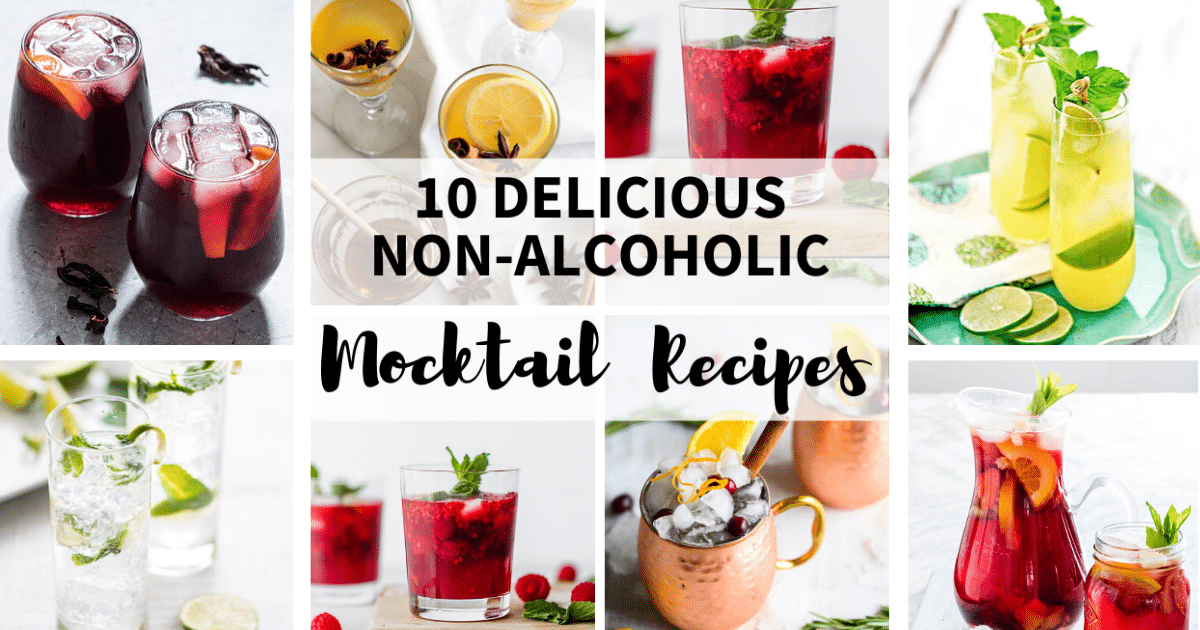 10 Delicious Non-Alcoholic Drinks and Mocktails • Salads for Lunch