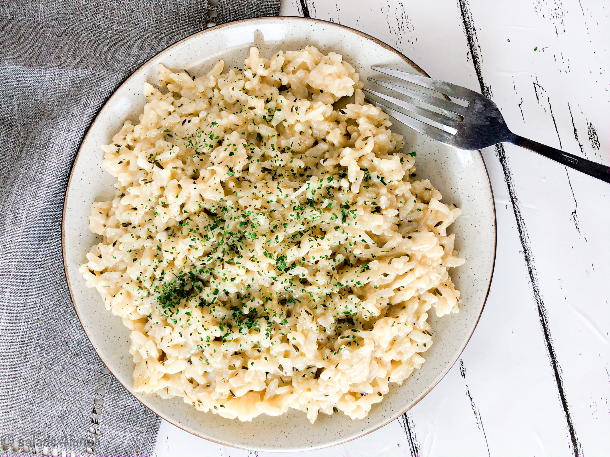 Best Ever Instant Pot Creamy Garlic Parmesan Risotto Recipe