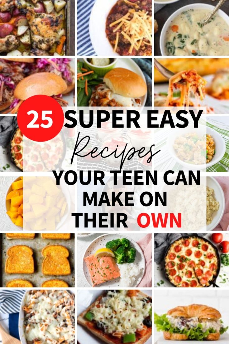 25 Easy Recipes Your Teen Can Cook on Their Own • Salads for Lunch