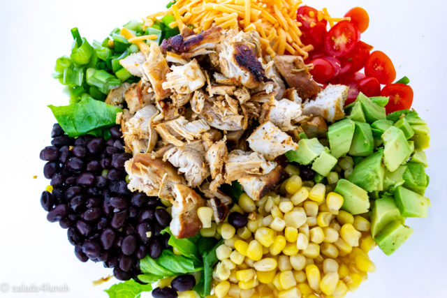 Best Ever Chipotle Chicken Taco Salad » Salads for Lunch