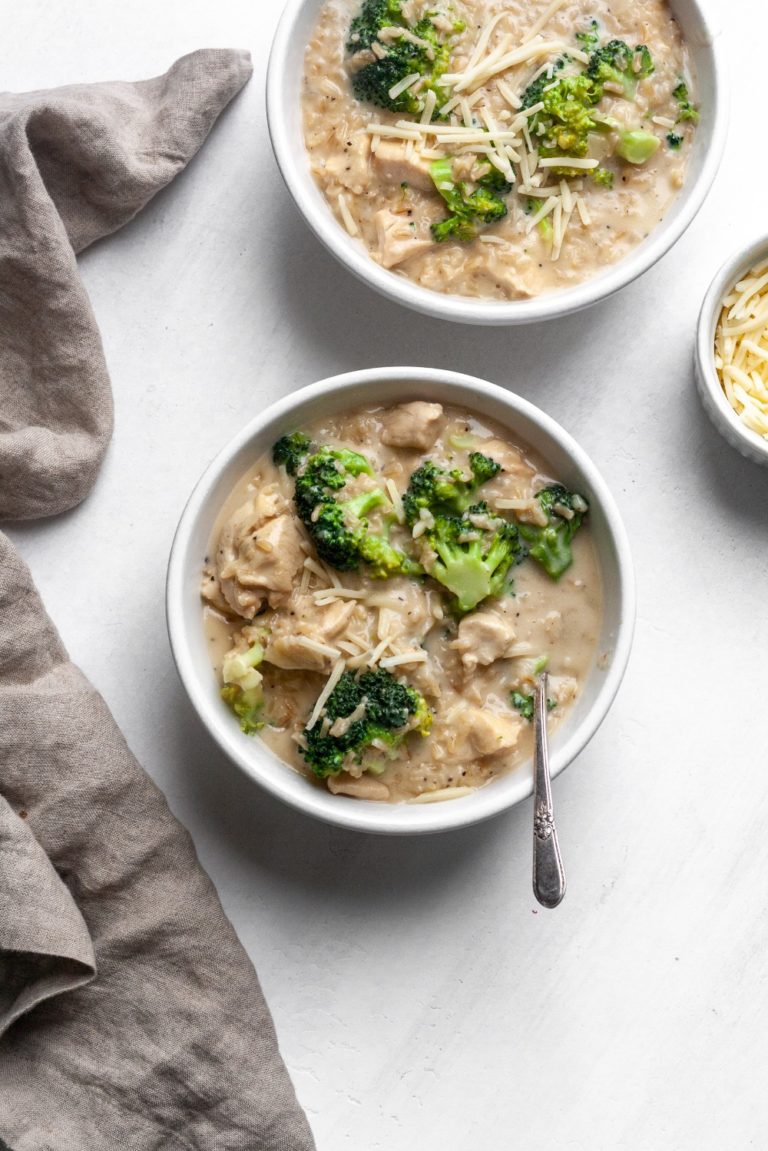 Easy Healthy Instant Pot Chicken Broccoli and Rice Casserole » Salads ...