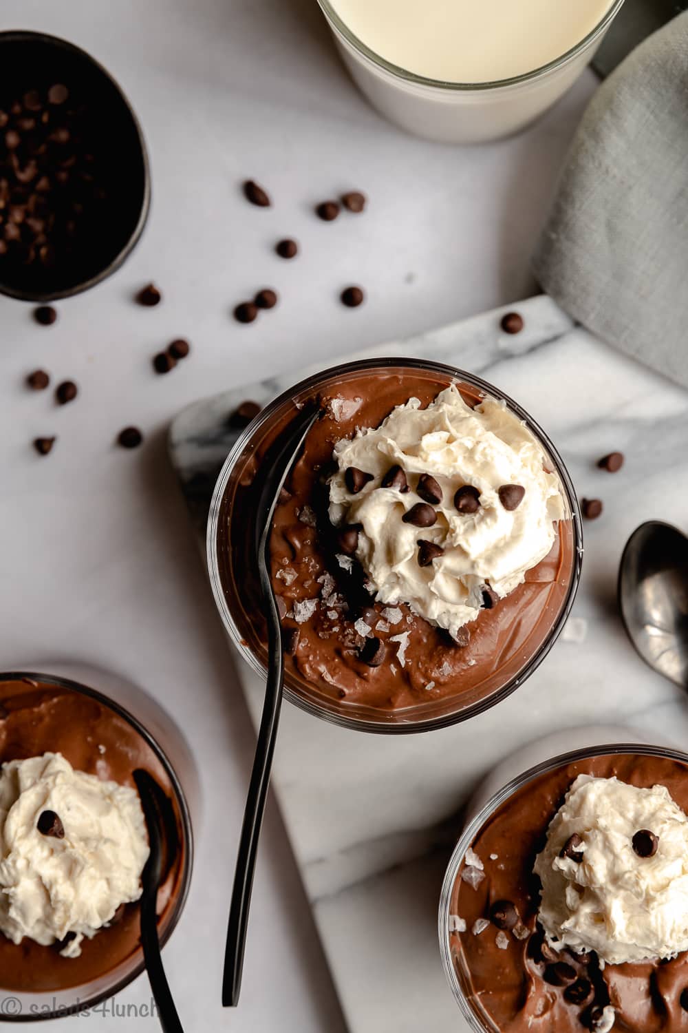 Best Ever Simple Chocolate Protein Pudding Recipe | Salads for Lunch