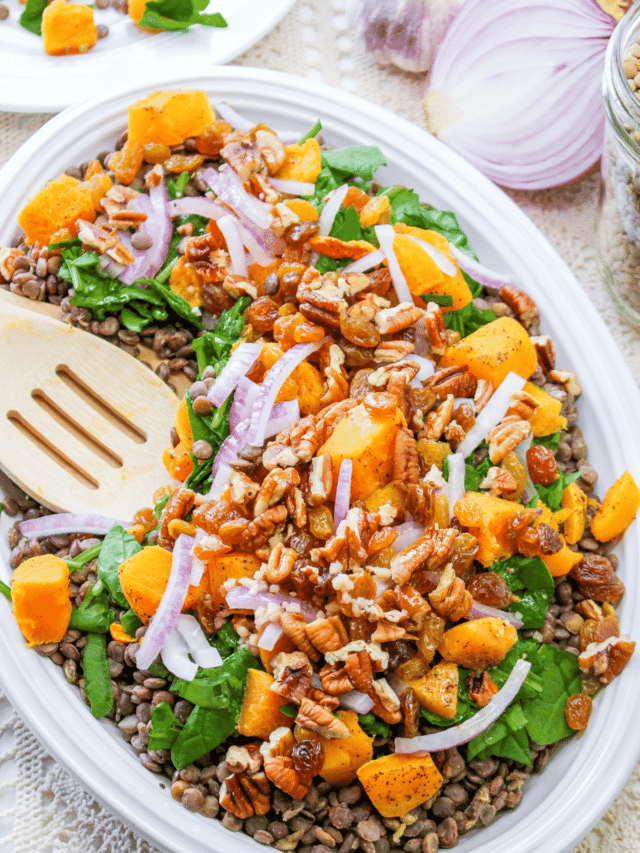 Easy Roasted Vegetable Salad Recipe - Salads for Lunch