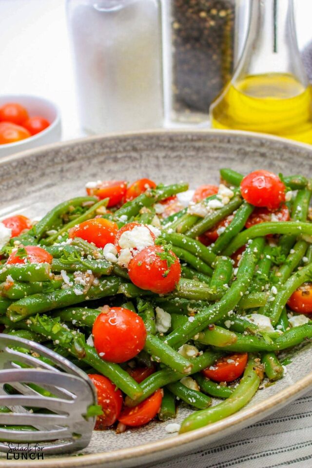 The Best Tomato and Green Bean Salad with Feta Recipe
