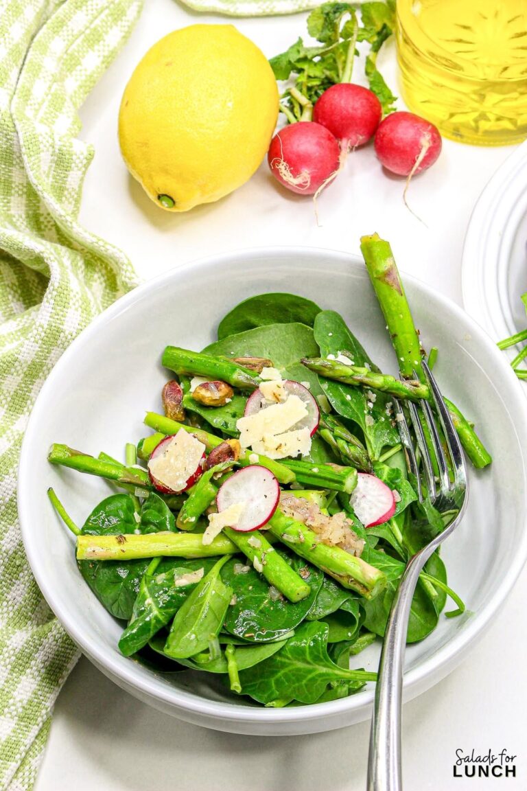 Best Ever Spring Asparagus Salad Recipe with Radishes