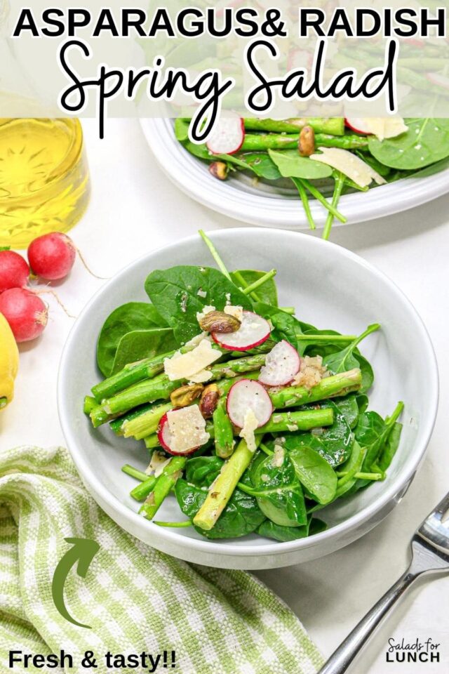 Best Ever Spring Asparagus Salad Recipe with Radishes