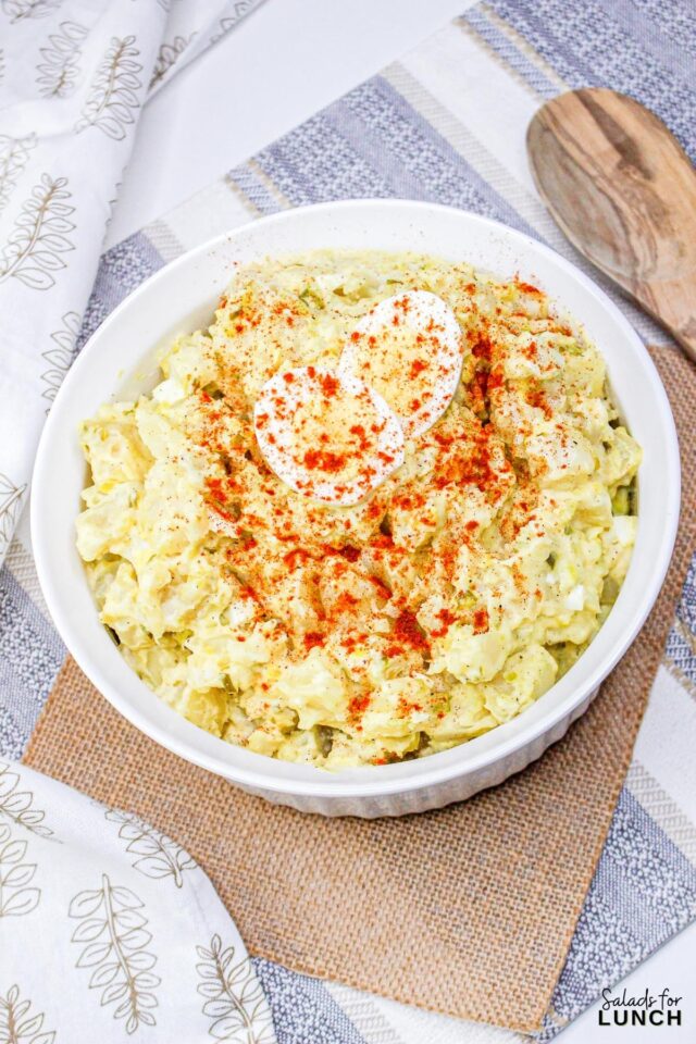 Classic Potato Salad with Eggs Recipe » Salads for Lunch