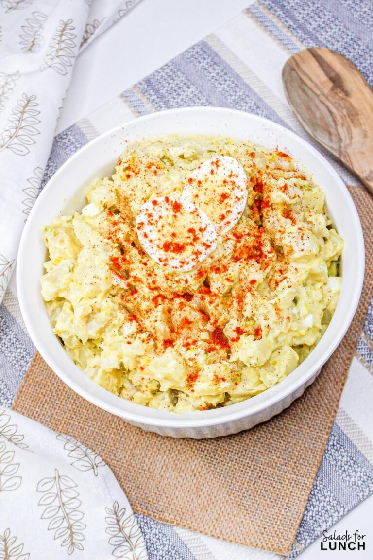 Classic Potato Salad with Eggs Recipe » Salads for Lunch