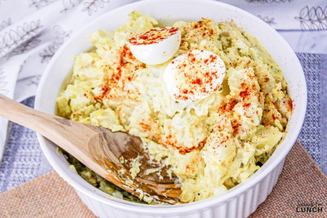 Classic Potato Salad with Eggs Recipe » Salads for Lunch