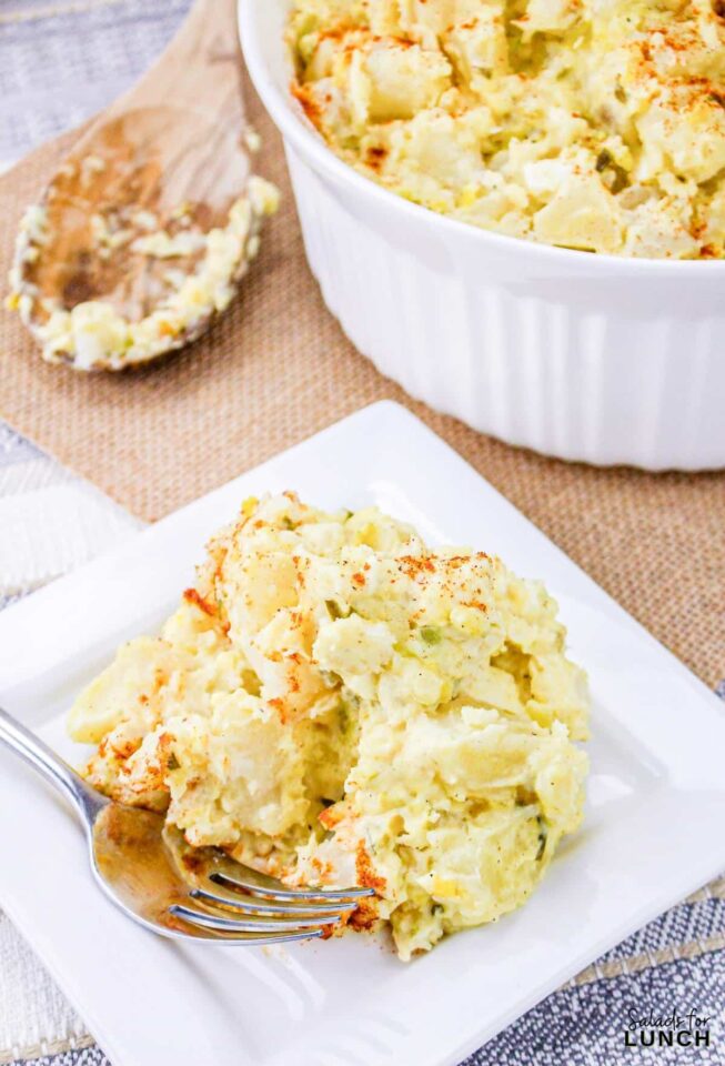 Classic Potato Salad with Eggs Recipe » Salads for Lunch