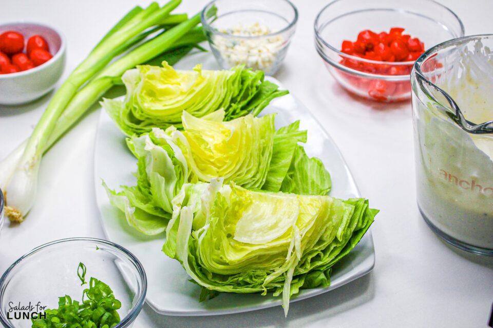 Classic Wedge Salad with Creamy Blue Cheese Dressing Recipe
