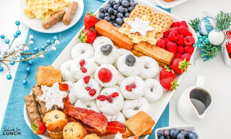 How to make a delightful Snowman Breakfast Charcuterie Board