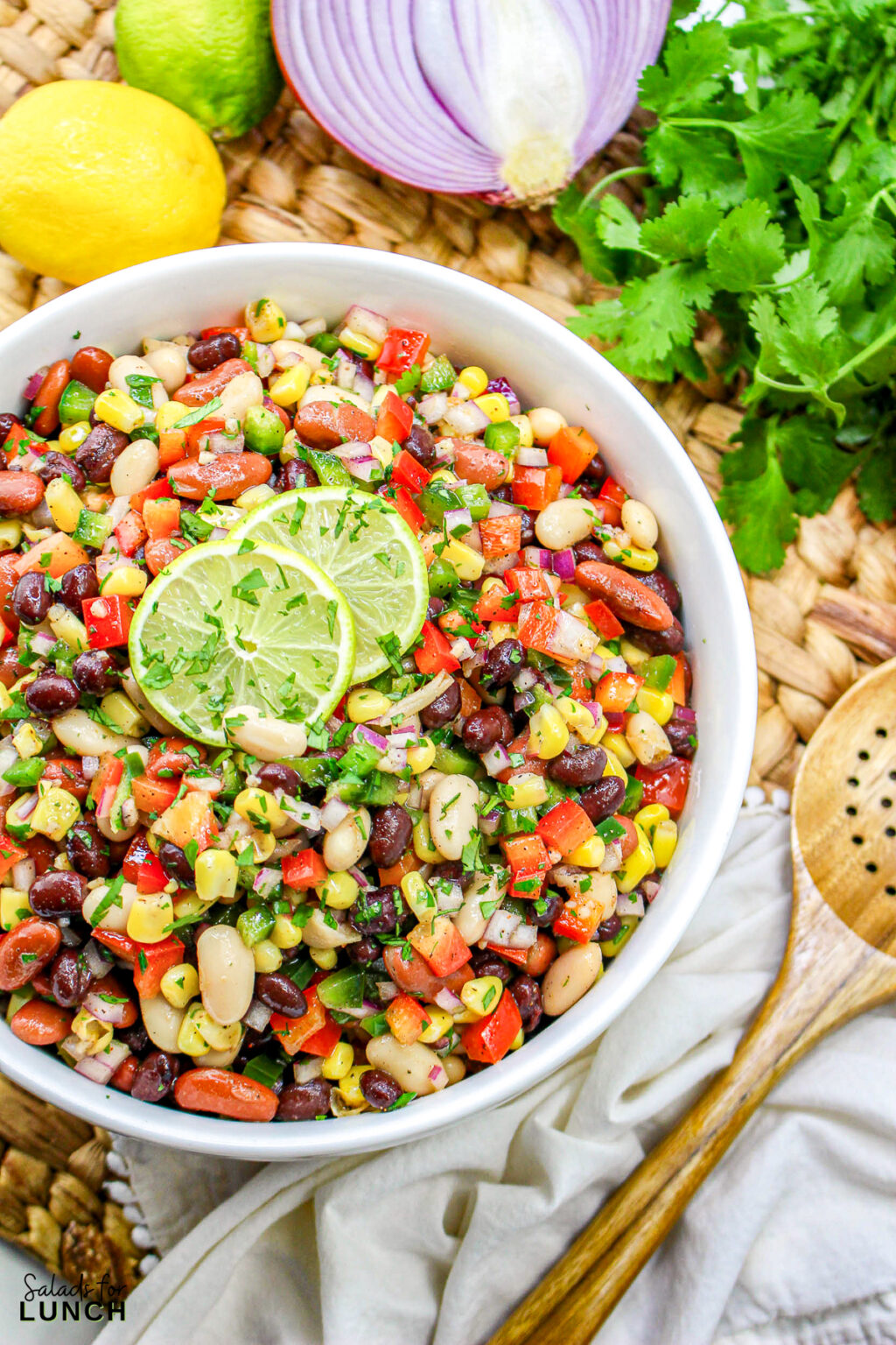 Heart Healthy Mexican Bean Salad » Salads for Lunch