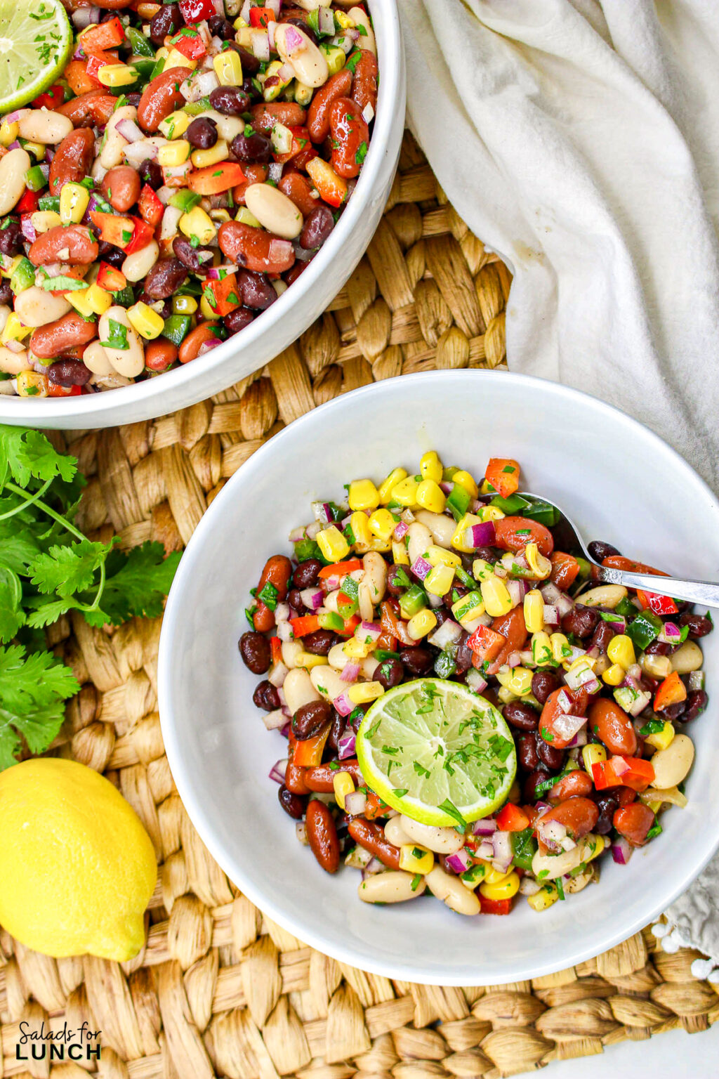 Heart Healthy Mexican Bean Salad » Salads for Lunch