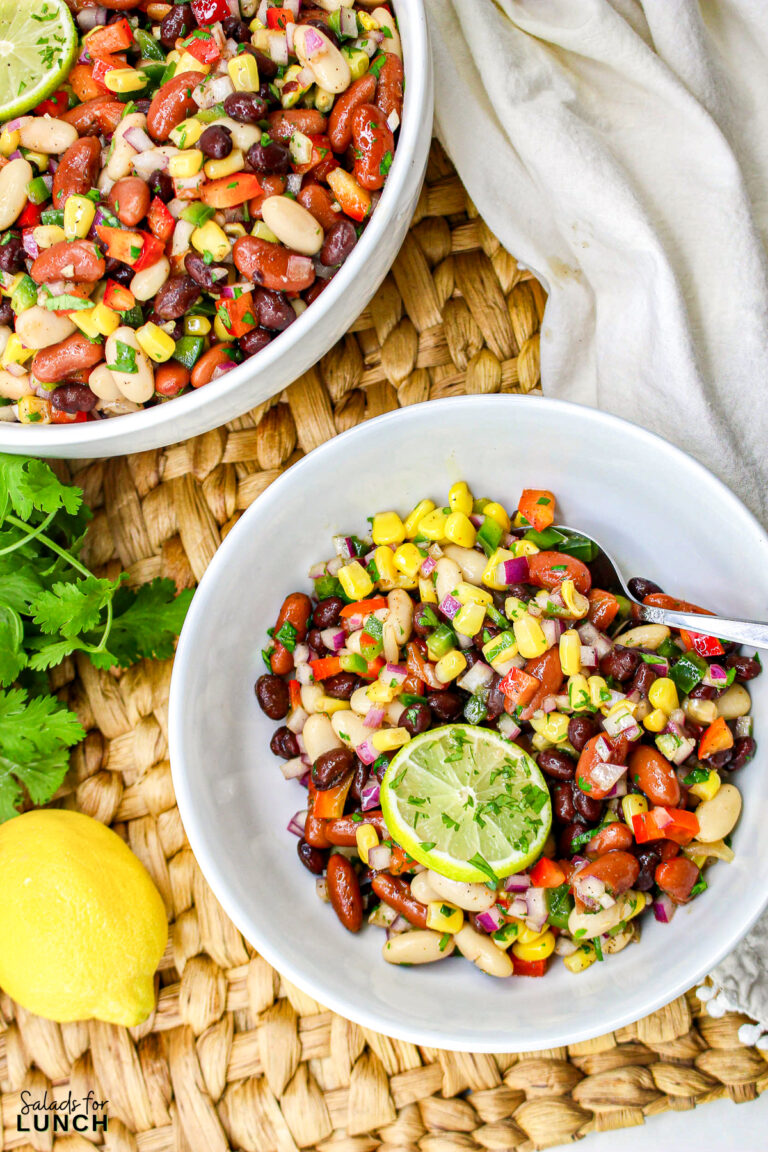 Heart Healthy Mexican Bean Salad » Salads for Lunch