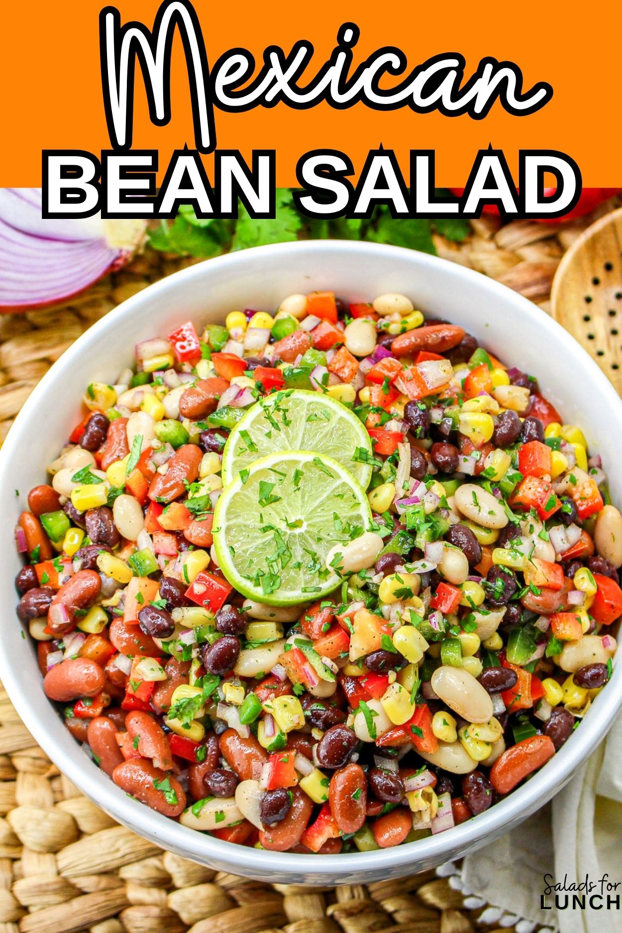 Heart Healthy Mexican Bean Salad » Salads for Lunch