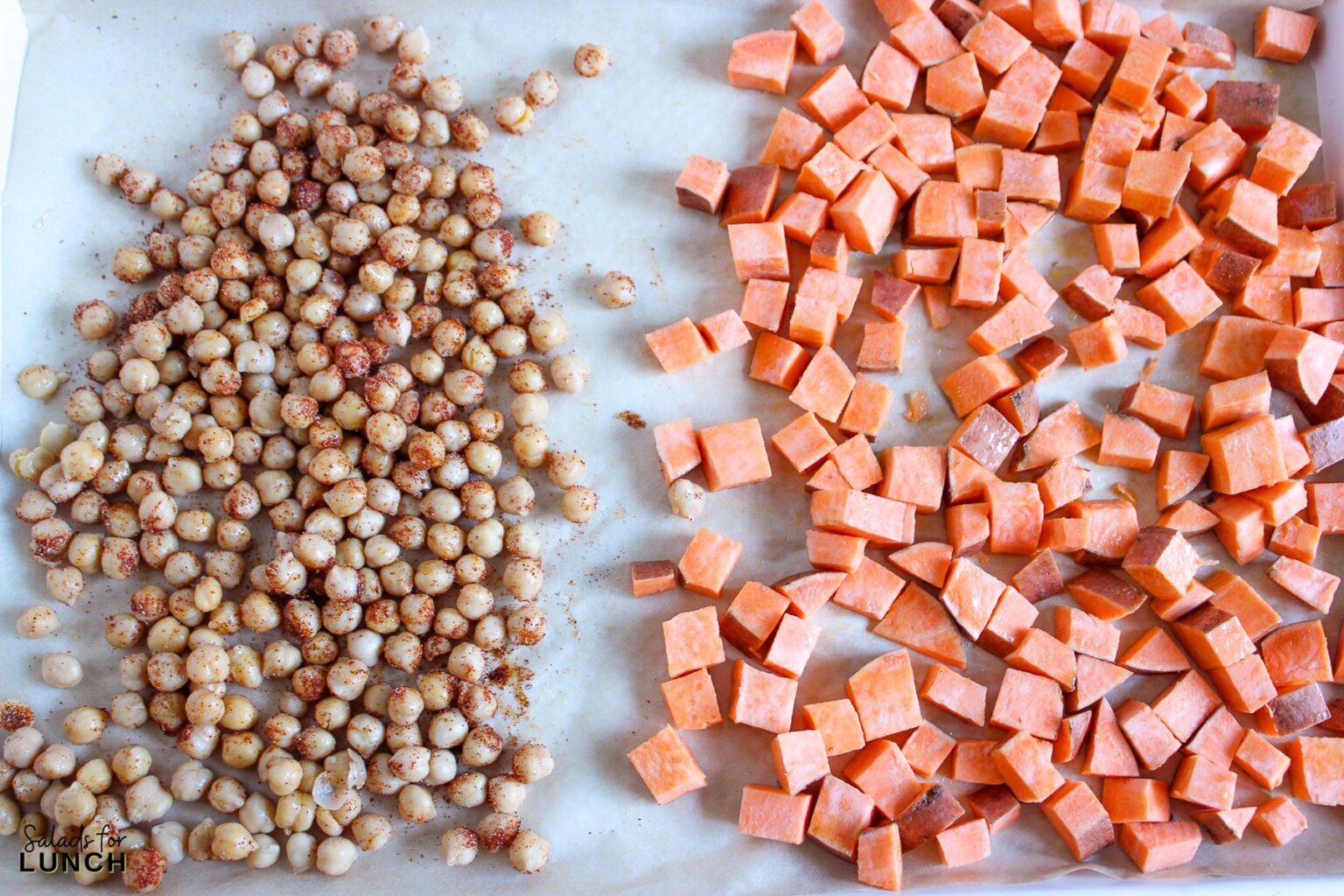 Sweet Potato and Chickpea Salad with Creamy Tahini Dressing Recipe ...