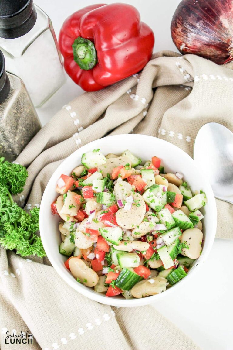 Delicious Summer Butter Bean Salad Recipe | Salads for Lunch