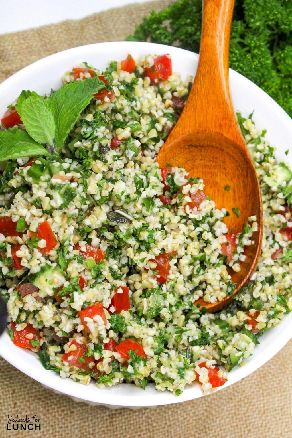 Lebanese Tabbouleh Salad » Salads for Lunch