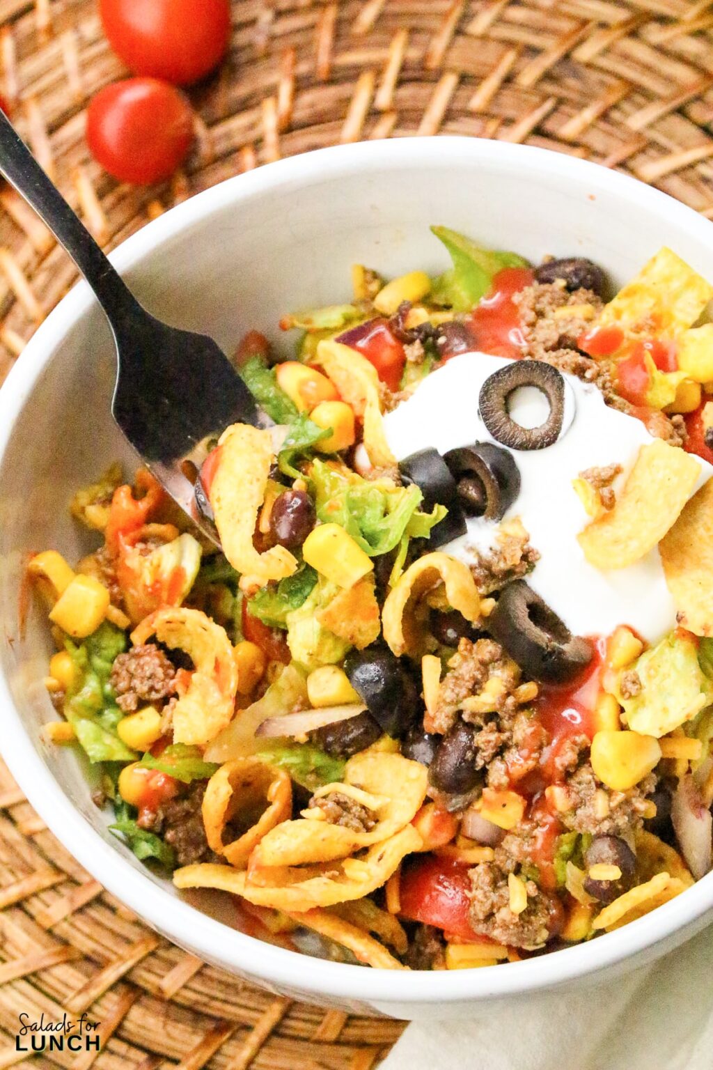 Seven Layer Taco Salad by Salads for Lunch